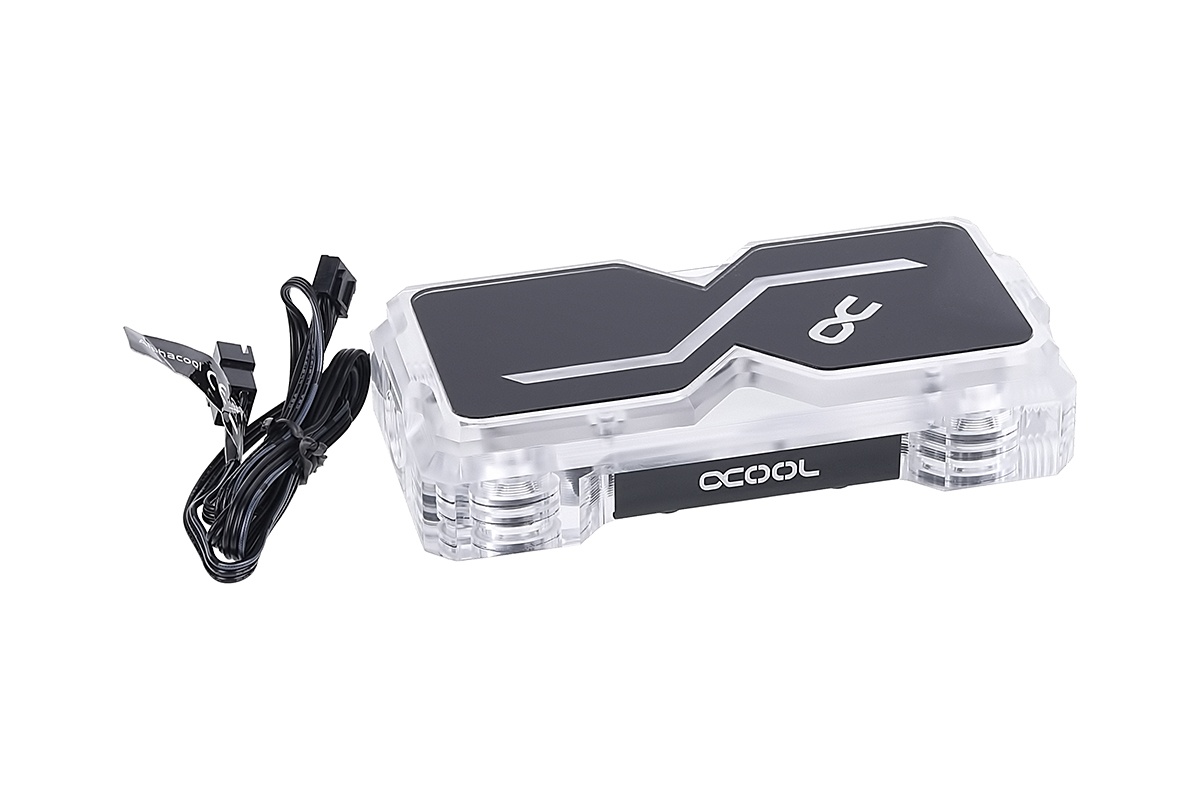 Alphacool GPX SLI Connector Dual - Acryl - Addressable RGB - 4 PCI-E ...