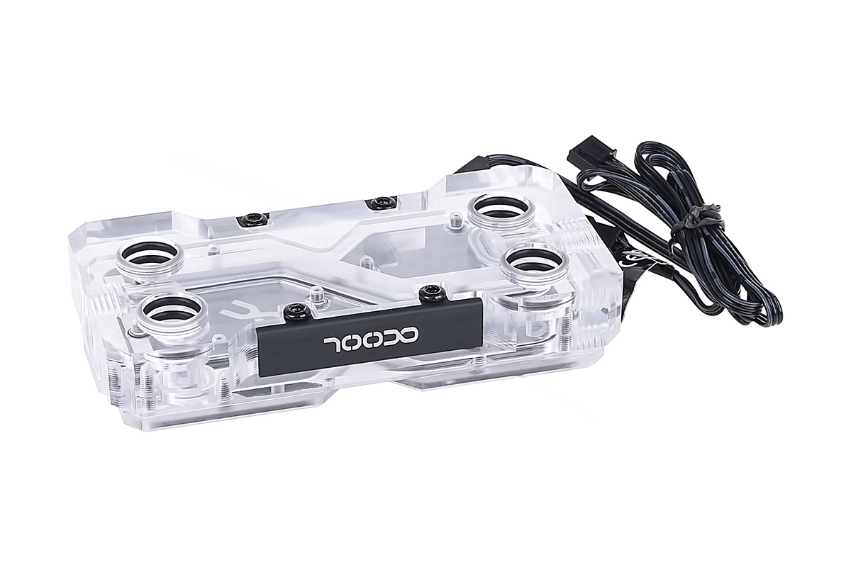 Alphacool GPX SLI Connector Dual - Acryl - Addressable RGB - 4 PCI-E ...