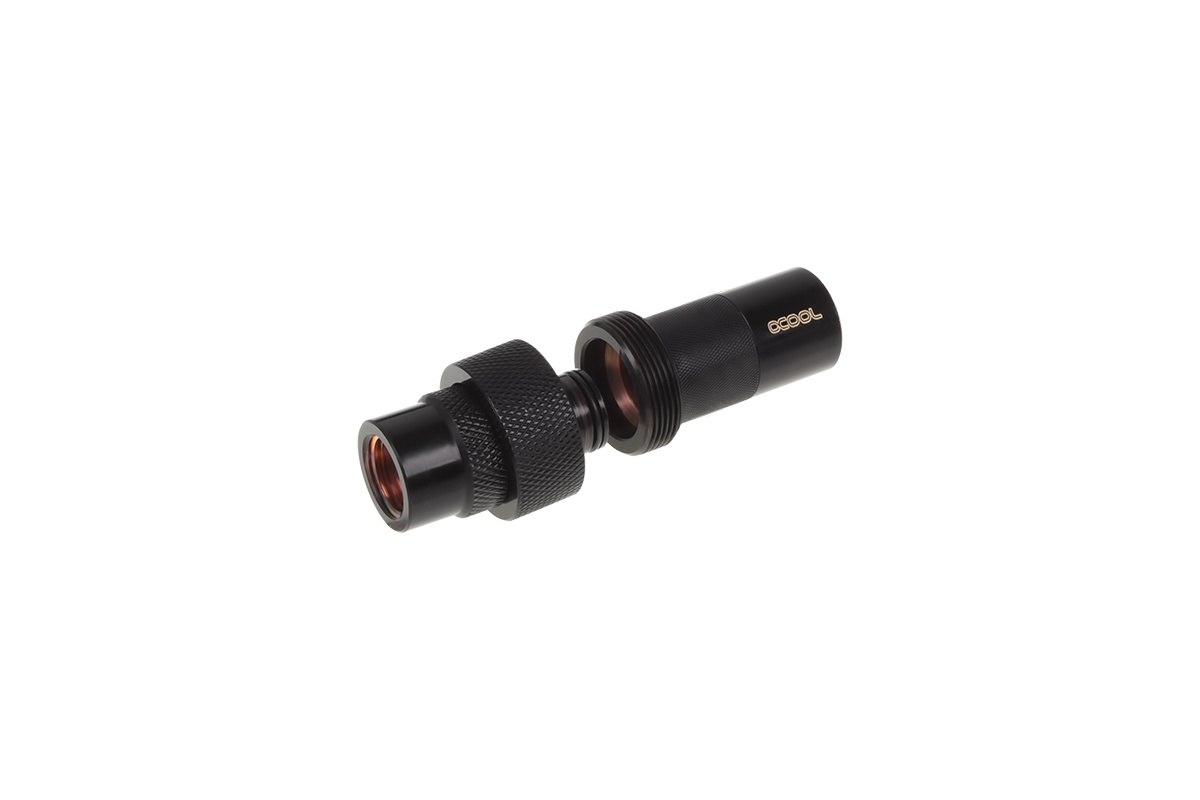 Alphacool HF quick release connector kit G1/4 inner thread - Deep Black ...