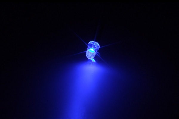 Alphacool LED ready 5mm Ultra Bright Blue with G1/4 Lighting Blank ...