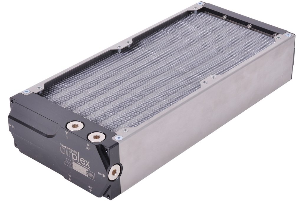 Aquacomputer airplex modularity system 280 mm, aluminum fins, one ...