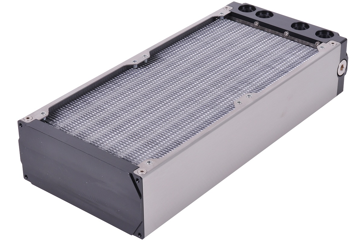 Aquacomputer airplex modularity system 280 mm, aluminum fins, two ...