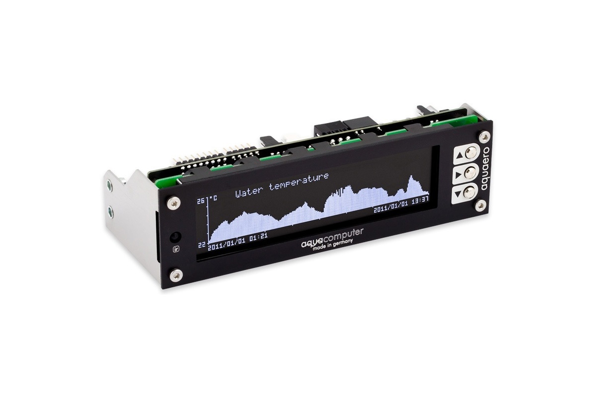 Aquacomputer aquaero 5 PRO black USB fan controller, graphic LCD ...