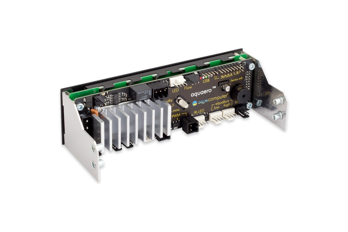Aquacomputer aquaero 5 PRO black USB fan controller, graphic LCD ...