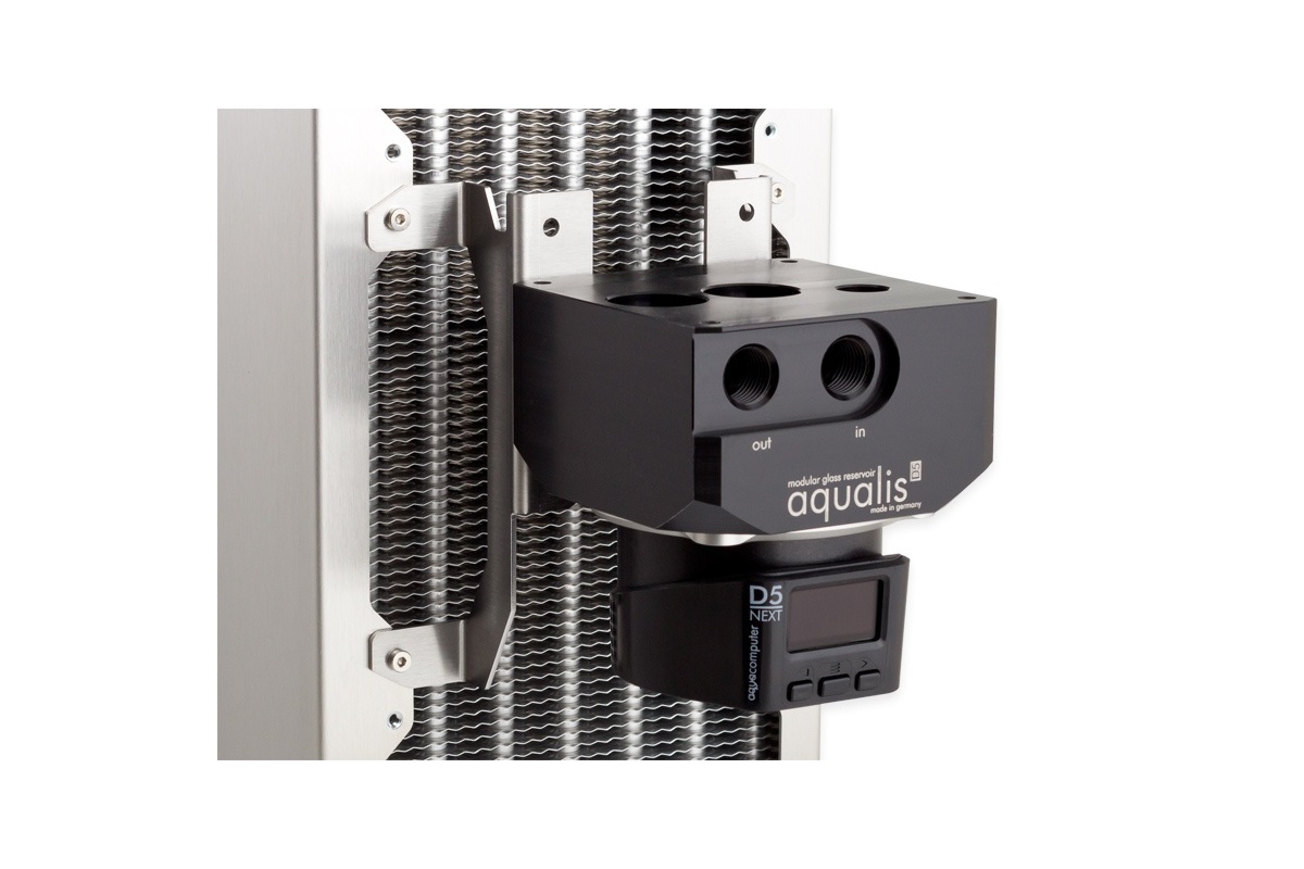Aquacomputer D5 Fan bracket 140 mm - Watercooling UK