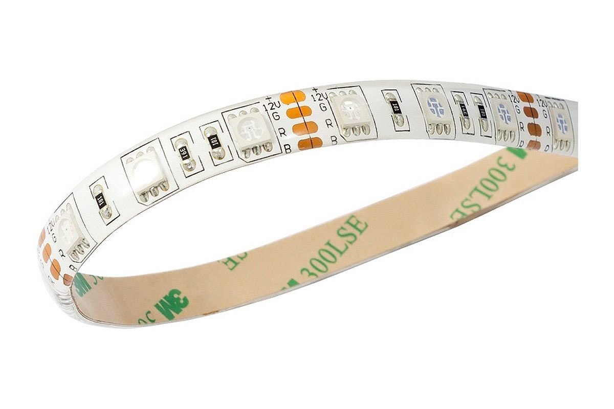 Aquacomputer RGB LED strip, IP65, white, length 500cm - Watercooling UK