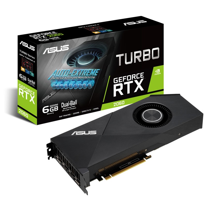 ASUS GeForce RTX 2060 Turbo 6G, 6144MB GDDR6 - Watercooling UK
