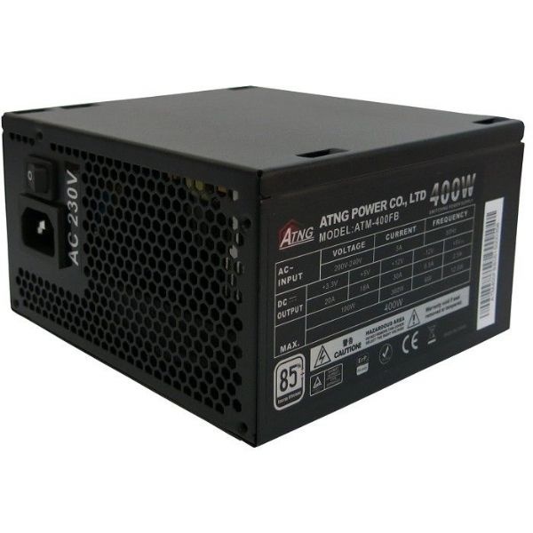 ATNG 400W PSU 6 PCI-E ErP 85% Ready OEM - Watercooling UK