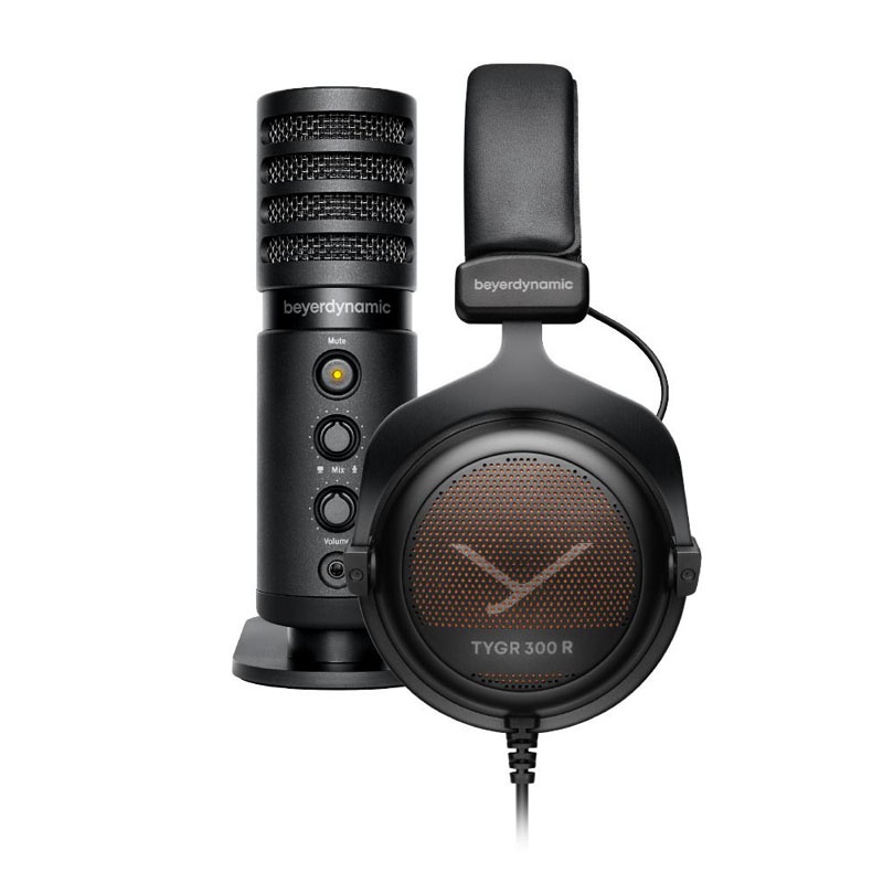 beyerdynamic TYGR 300R + FOX USB Microphone - Watercooling UK