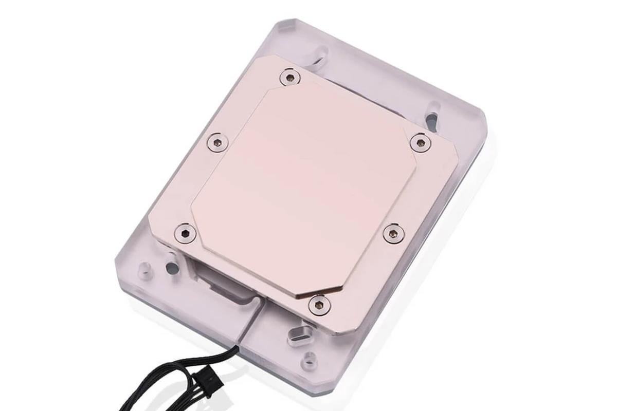 Bykski CPU-RYZEN-X-MK 5v RBW Addressable CPU Block - AMD AM4 - Silver ...