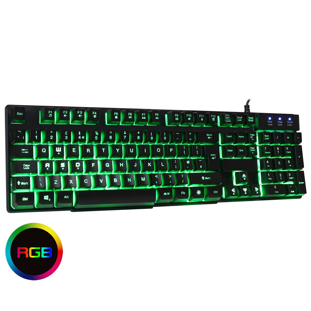 CiT Builder Wired RGB Gaming Keyboard - Watercooling UK