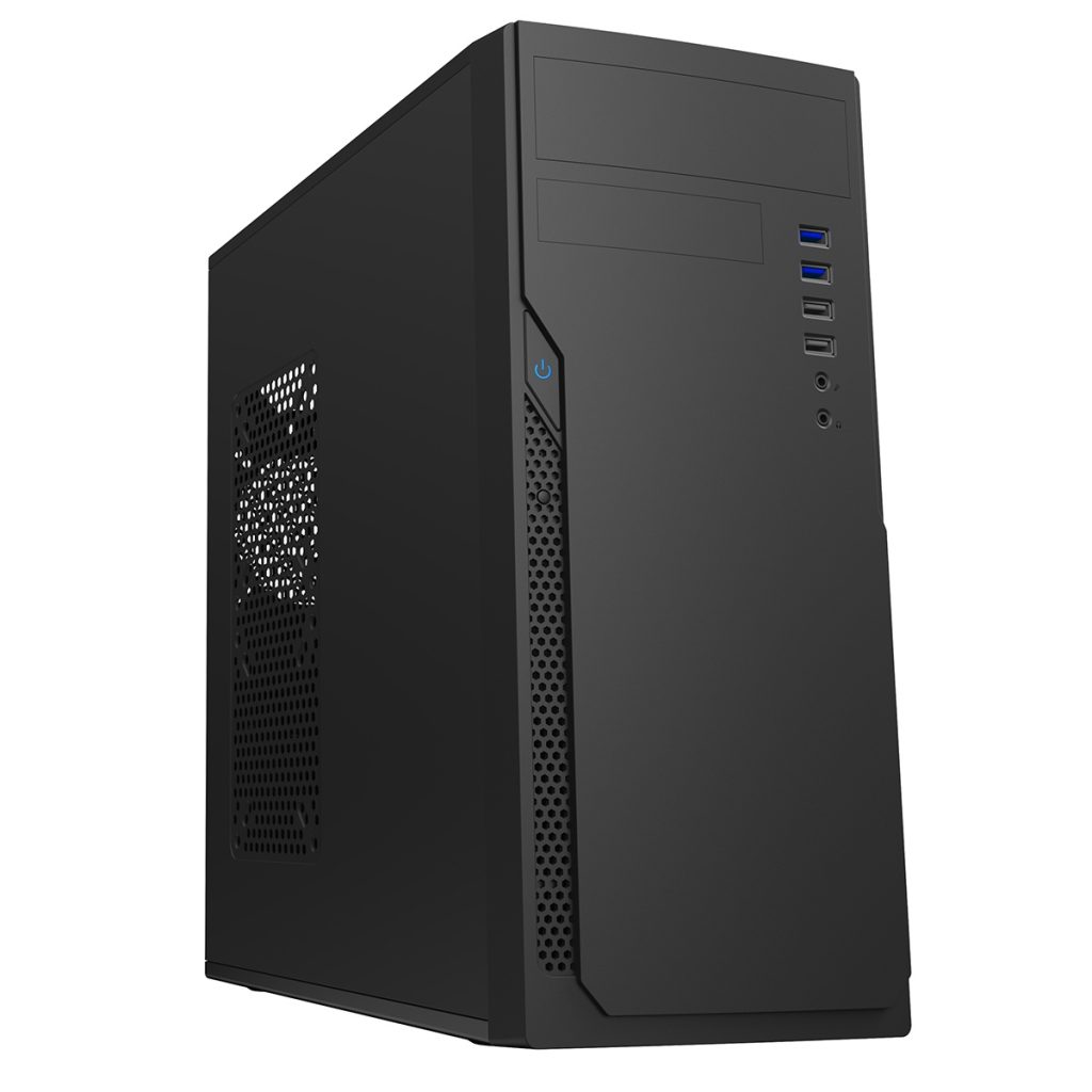 CiT Classic Black Midi ATX Case 500w PSU - Watercooling UK