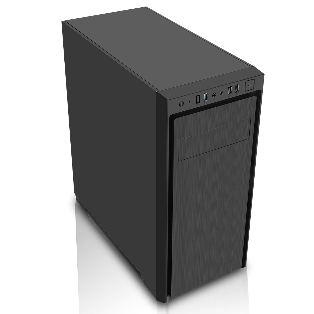CiT Evolve Midi Case With 500W PSU 1 x 12cm Fan - Watercooling UK