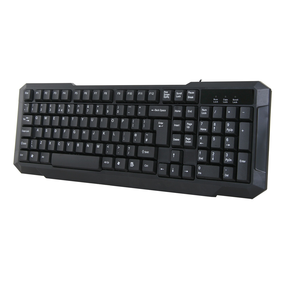 CiT KB-2106C USB/PS2 Combo Keyboard Black - Watercooling UK