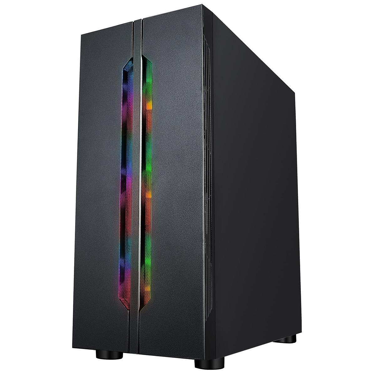 CIT Volcano ATX Case 4x ARGB Fans TG Side Panel EPE B GRADE ...