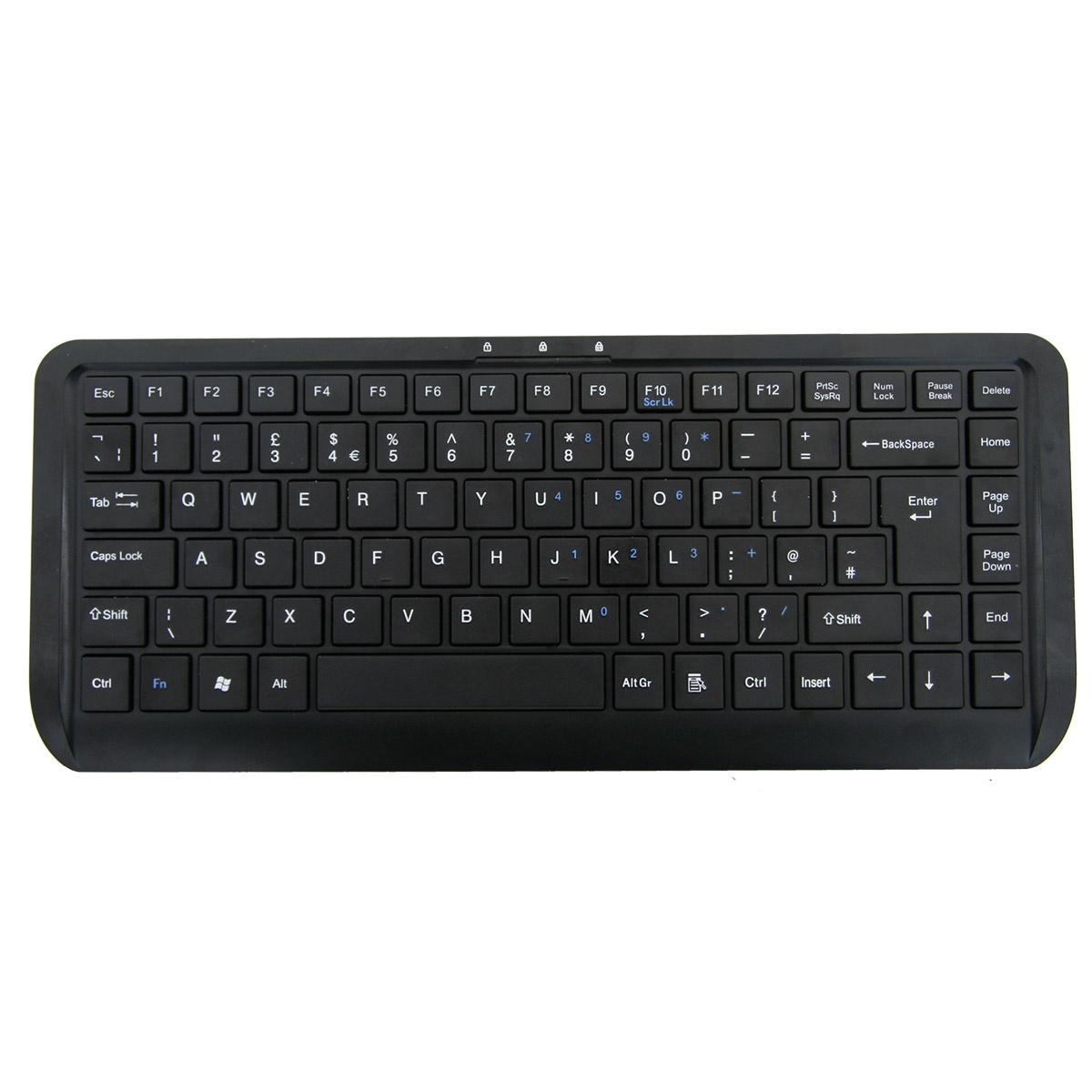 CiT WK-738 Premium Mini Laptop/Desktop USB Black Keyboard - Plug and ...