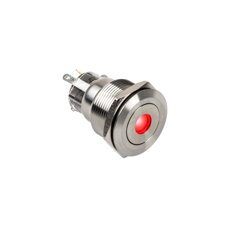 DimasTech Vandalism Switch 22mm, Silverline Dot - RGB - Watercooling UK