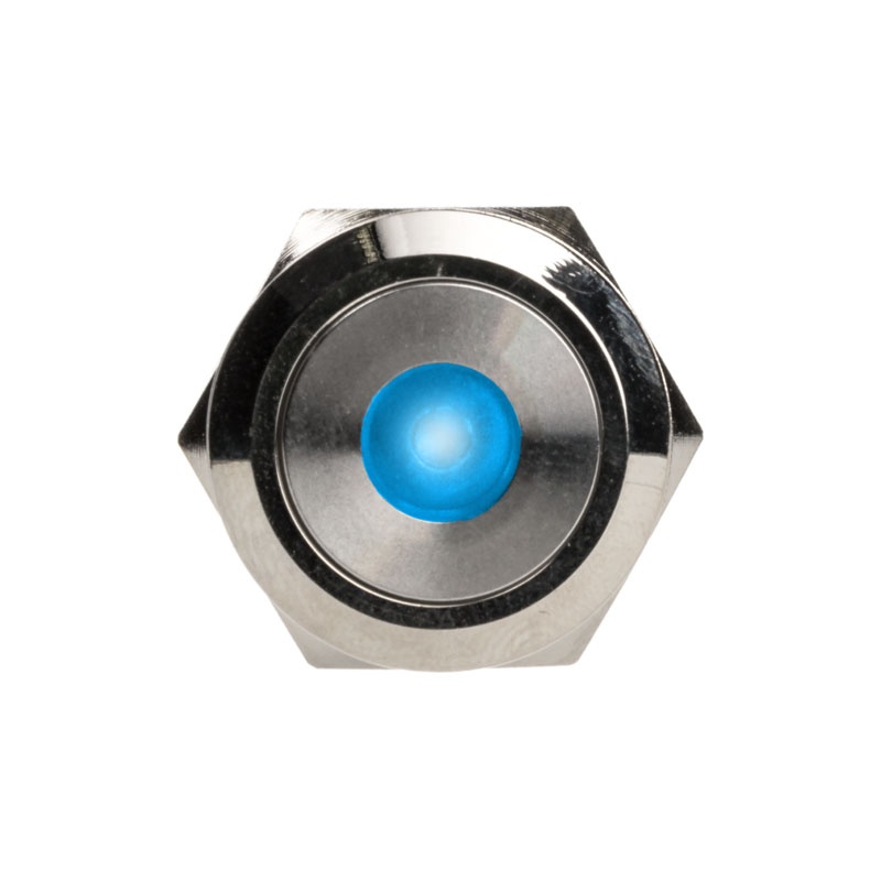 DimasTech Vandalism Switch 22mm, Silverline Dot - RGB - Watercooling UK