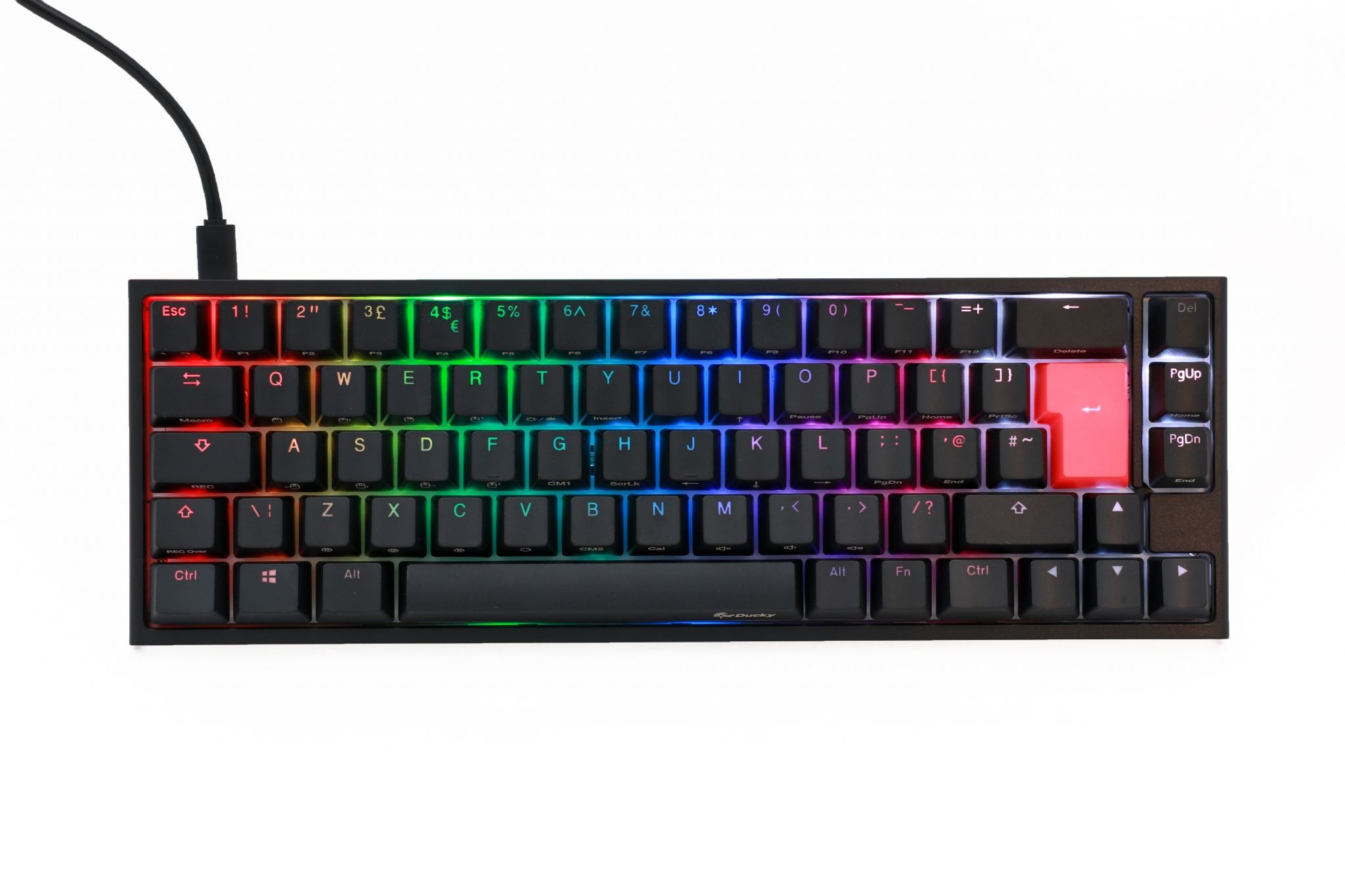 Ducky One2 SF 65% RGB Backlit Silent Red Cherry MX Switch - Watercooling UK