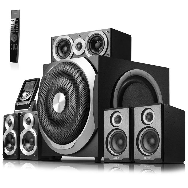 Edifier S760D High-End Surround Home Theater System - Black ...