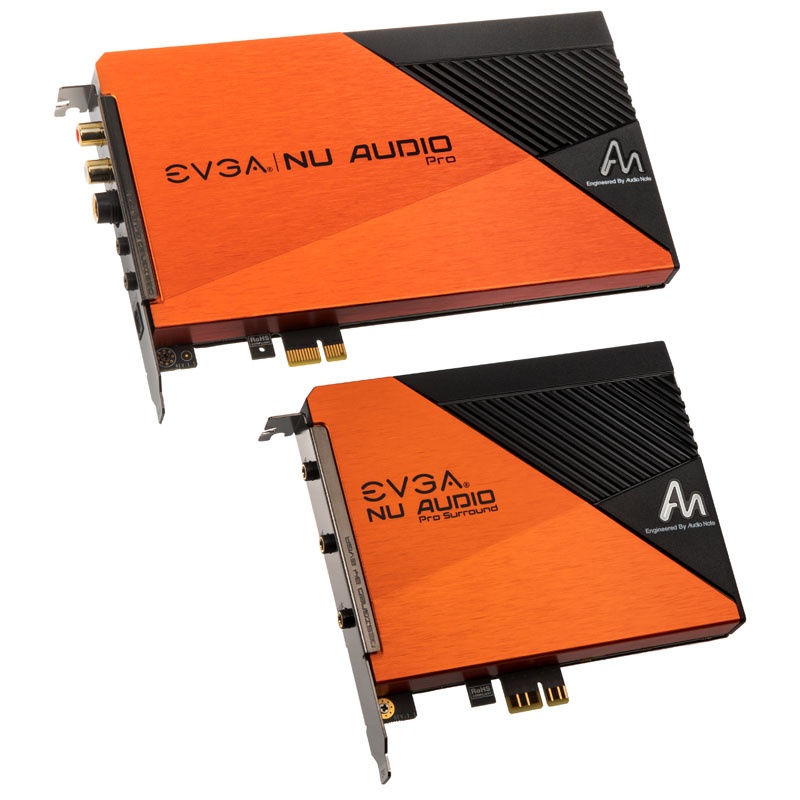 EVGA NU Audio Pro 7.1 sound card, PCI-E x1 - Watercooling UK