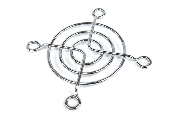 Fan grill for axial fans 50mm chrome - Watercooling UK
