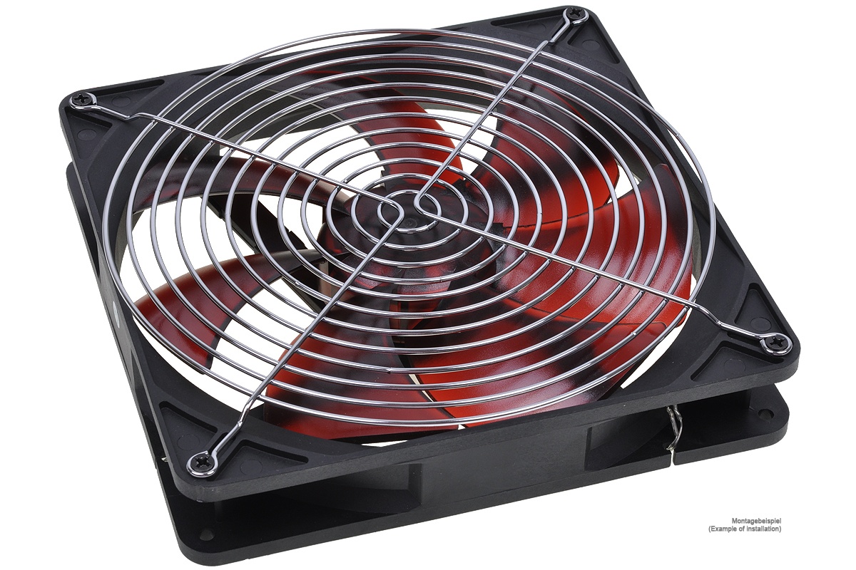 fan grill for axial fans for 180mm chrome - Watercooling UK