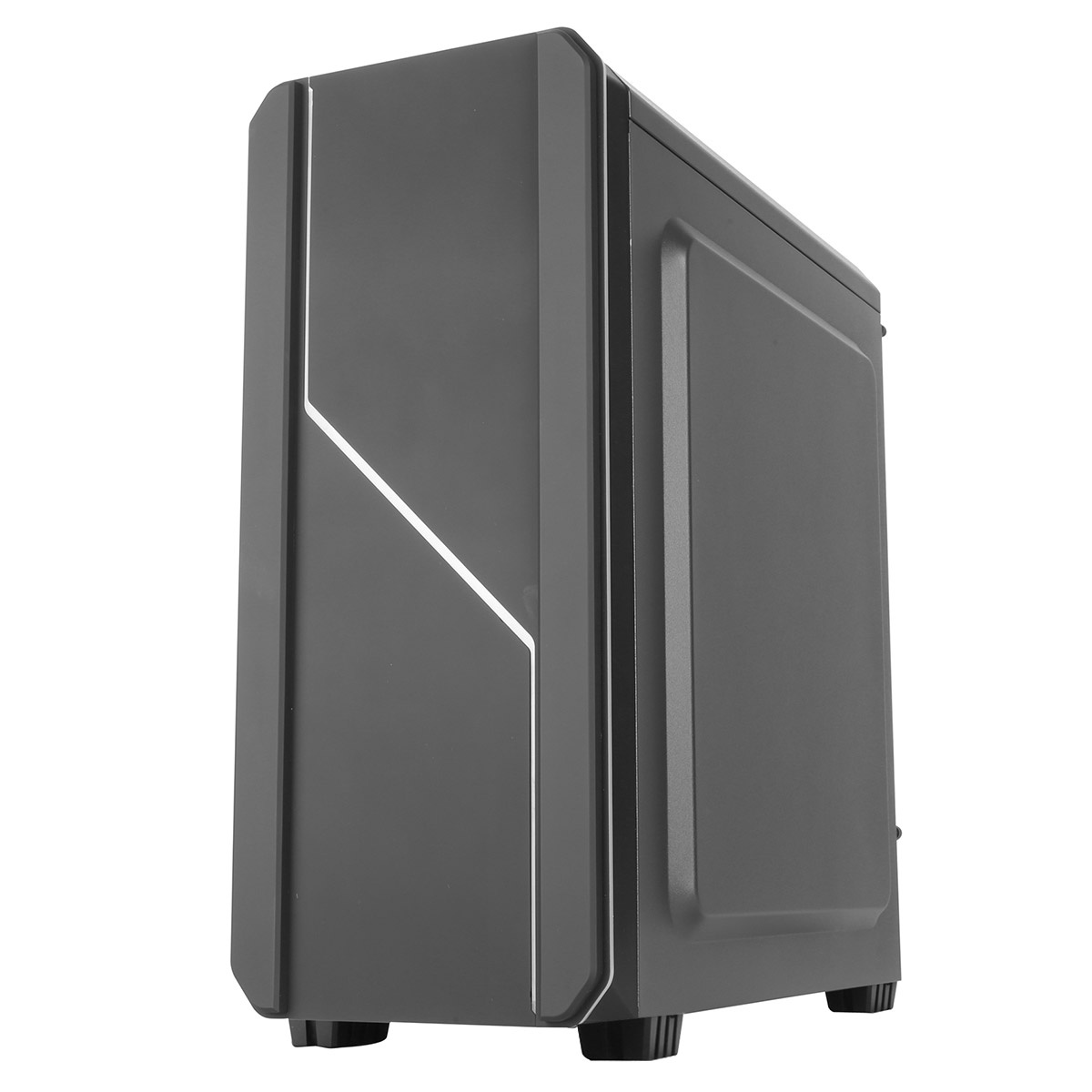 Fierce PC Aurora Black Case with RGB Colour Front - Watercooling UK