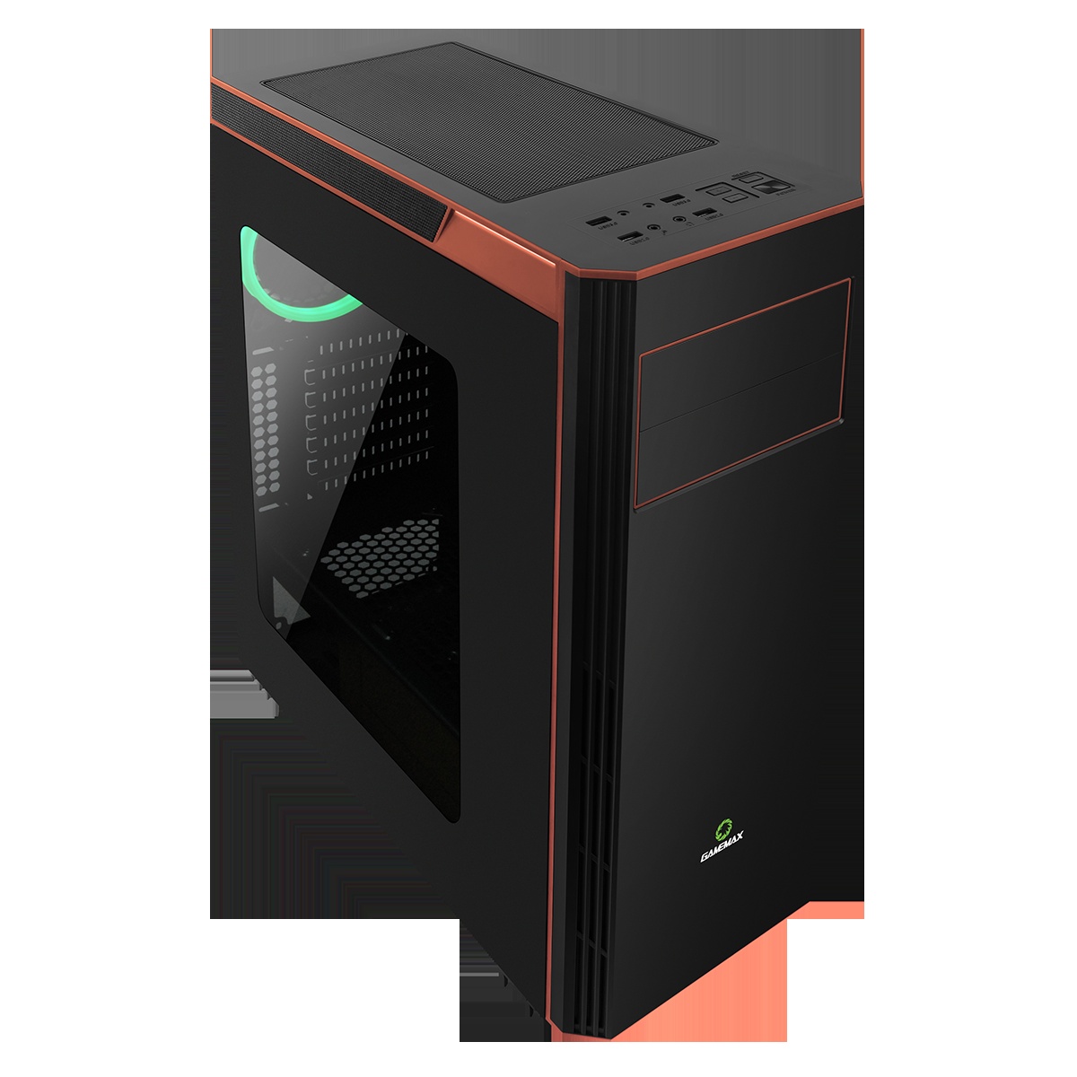 Game Max Gamboge RGB Midi Gaming Case - Watercooling UK