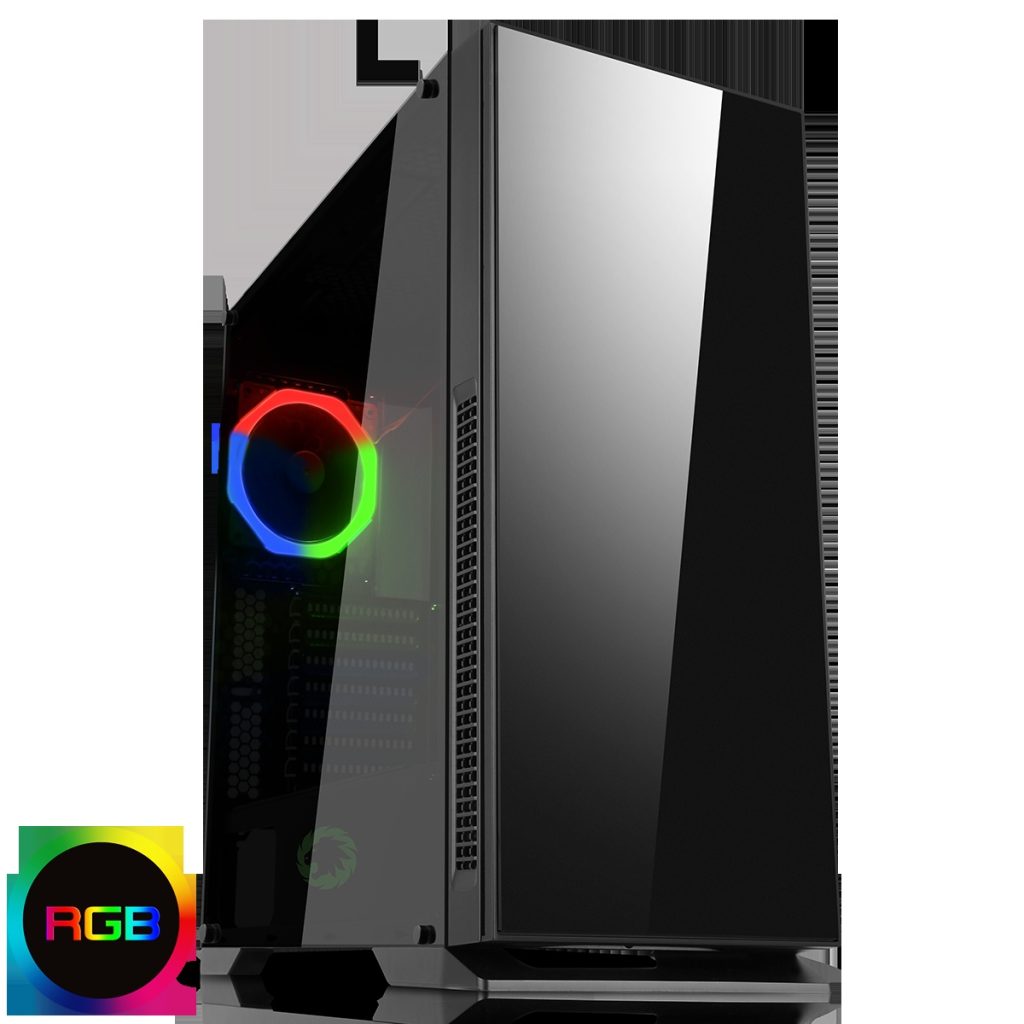 Game Max Hush Silent Mid-Tower Gaming Case With Tempered Glass Side ...