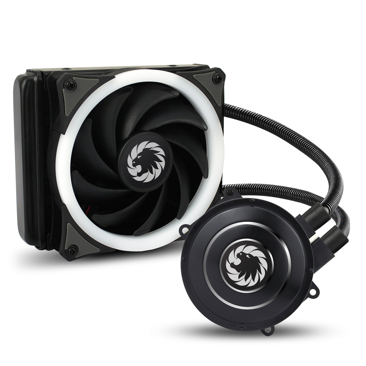 Game Max Iceberg 120mm Water Cooling System with 7 Colour PWM Fans ...