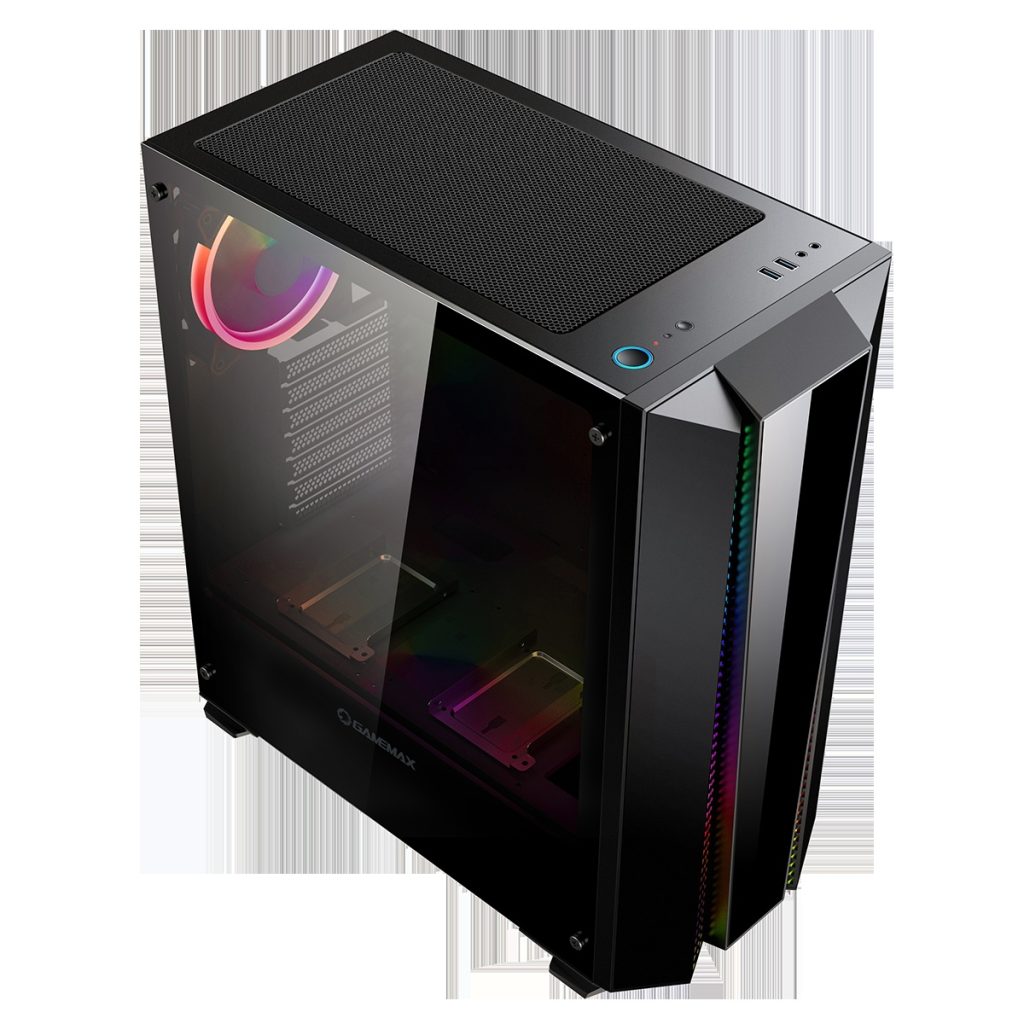 Game Max Phantom RGB Mid-Tower Tempered Glass Gaming Case - Watercooling UK