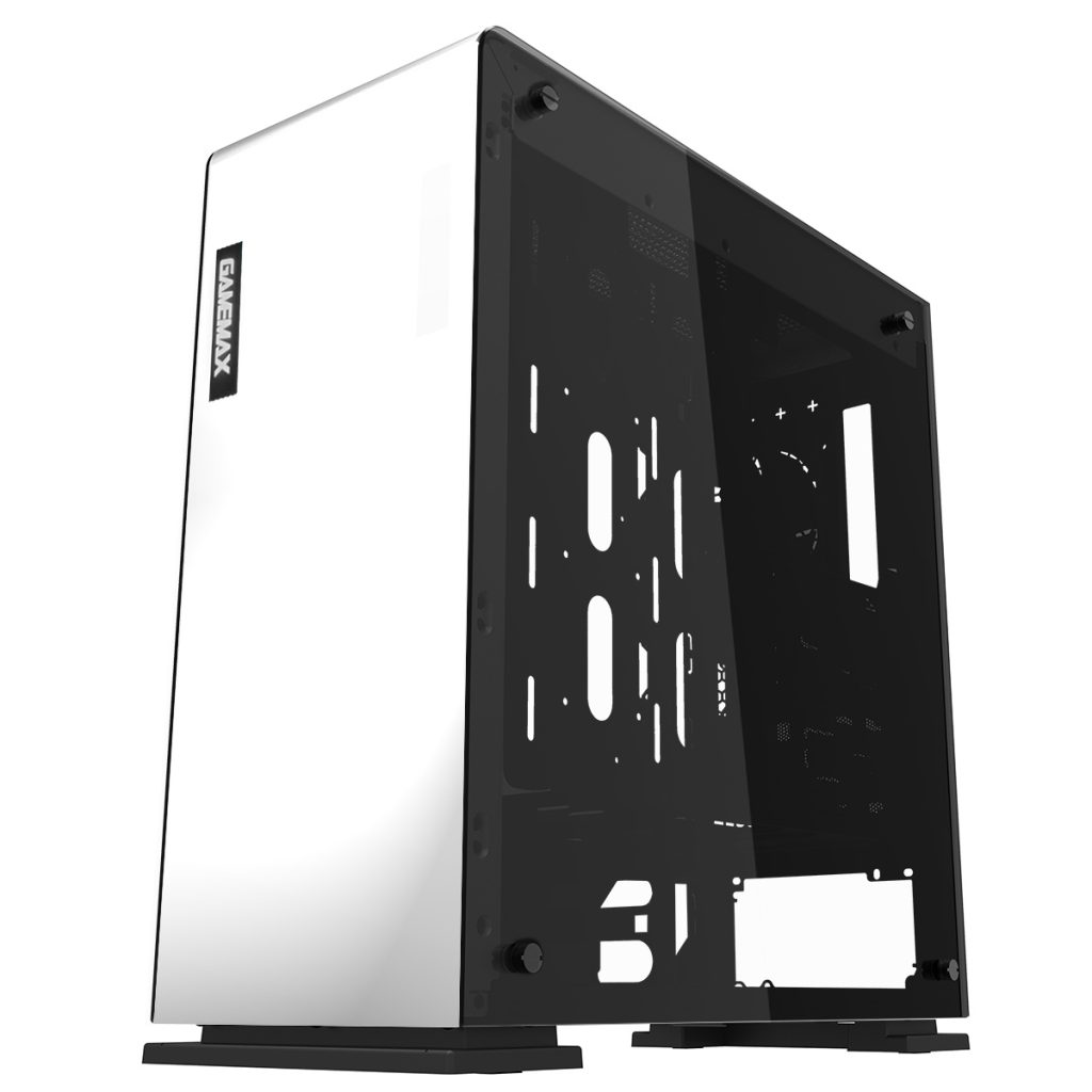 Game Max Vega White Case With RGB Strip and PWM Controller Perspex Side ...