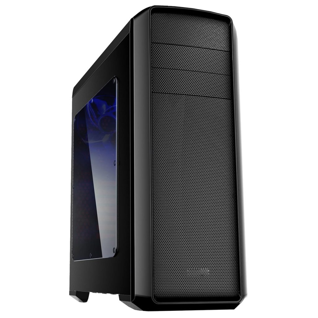 Game Max Volcano Gaming PC Case Red 32 LED Front Fans - Watercooling UK