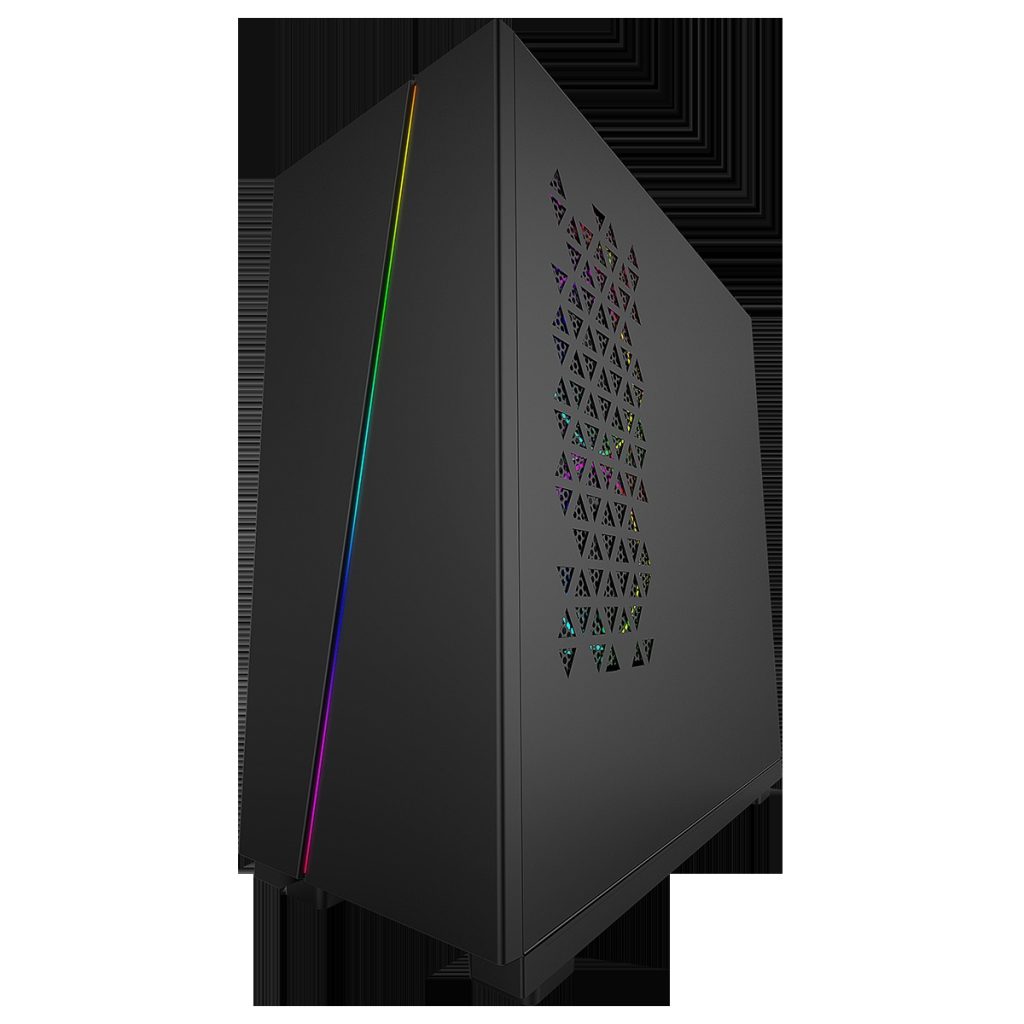 Game Max Gravity ARGB Sync Gaming Case 2xLED Strips 3xFans 3pin Hub TG ...