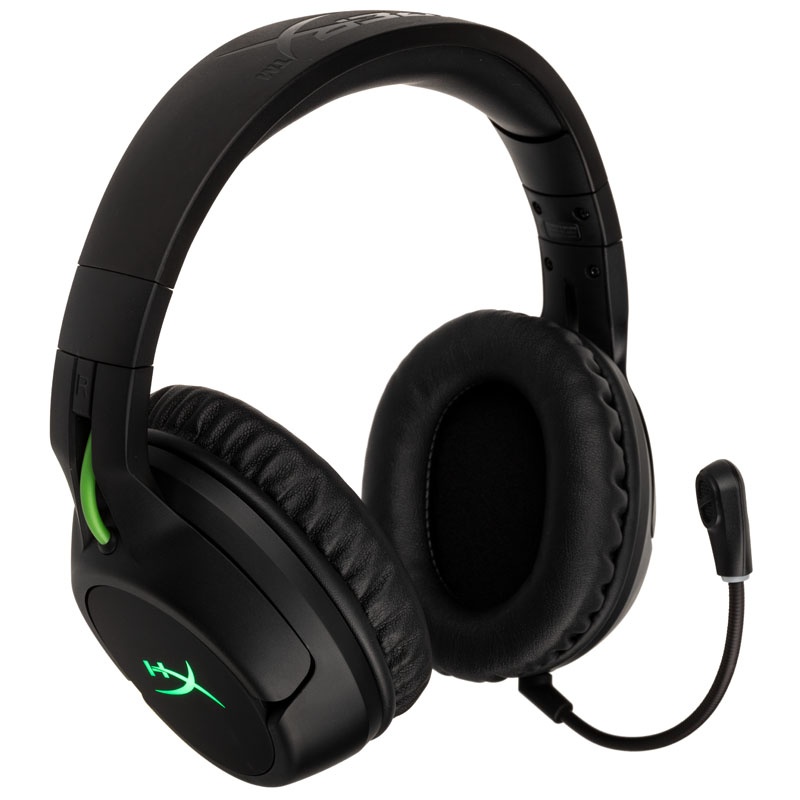 HyperX CloudX Flight Wireless Headset - Black / Green - Watercooling UK