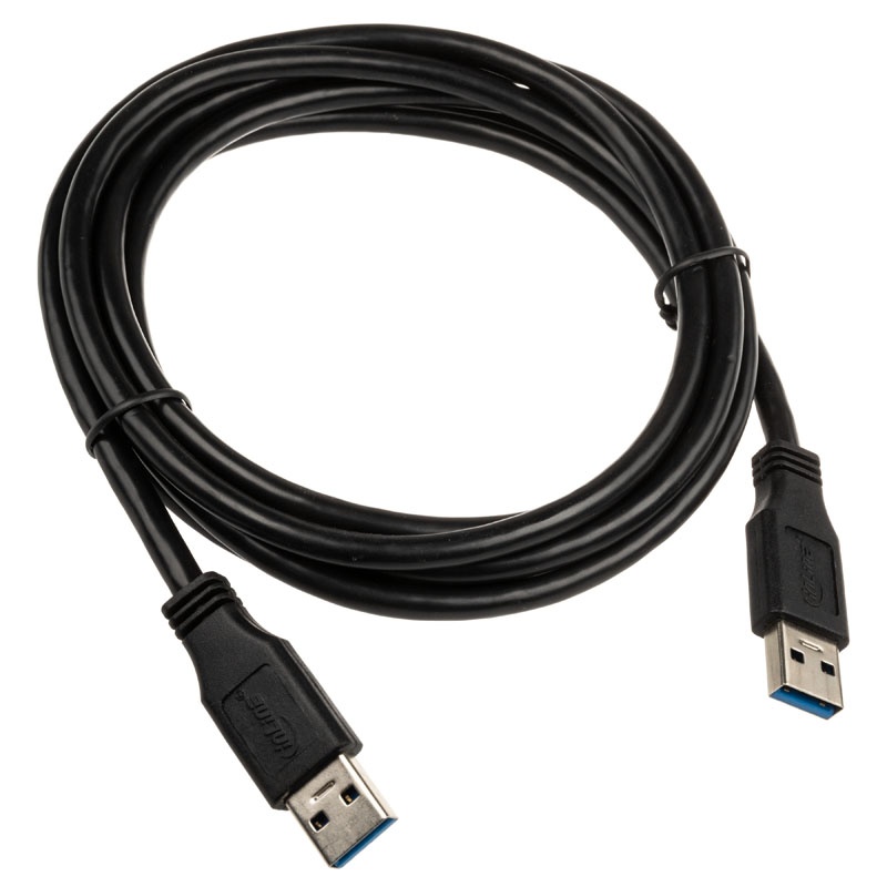 InLine USB 3.0 cable, type A to type A - 2m, black - Watercooling UK