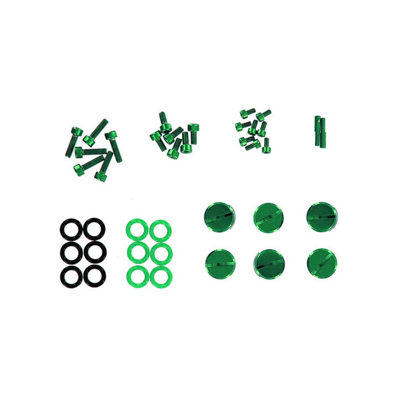 Monsoon M2 Dual Bay Reservoirs color kit - green - Watercooling UK