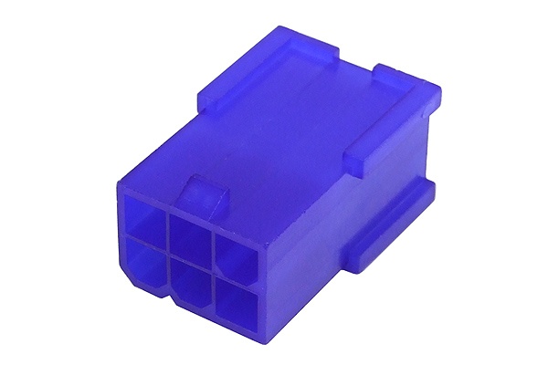 mod/smart VGA Power Connector 6Pin socket - UV-reactive purple ...