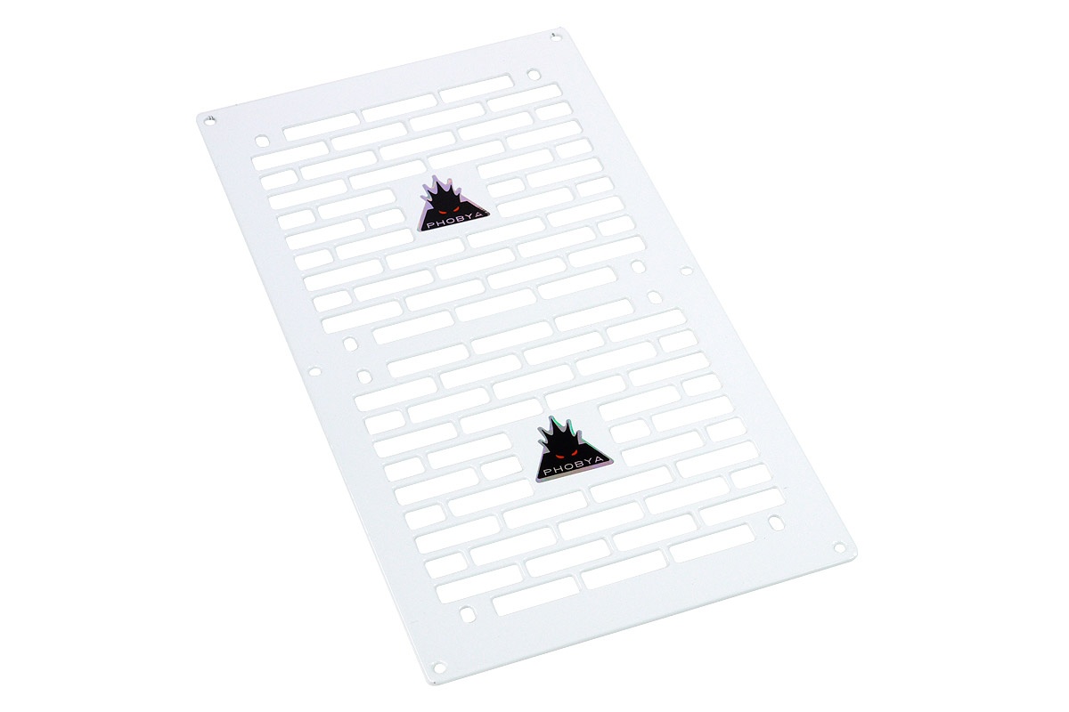 Phobya radiator grill dual (240) - Bricky - white - Watercooling UK