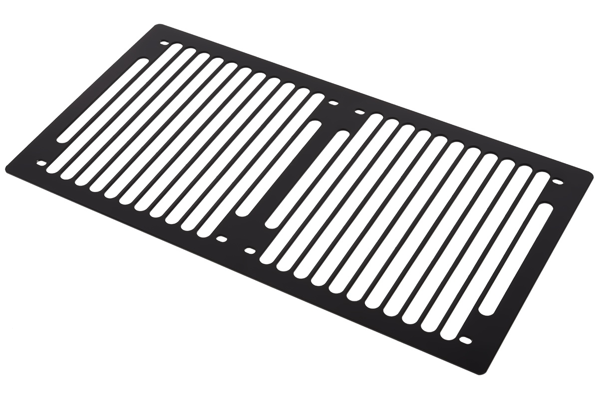 Phobya radiator grill Dual (280) - Stripes - Black - Watercooling UK