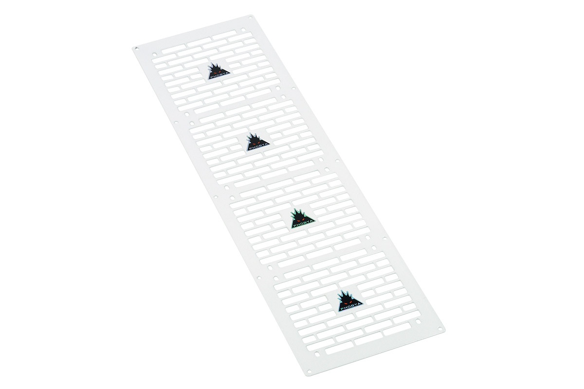 Phobya radiator grill quad (480) - Bricky - white - Watercooling UK