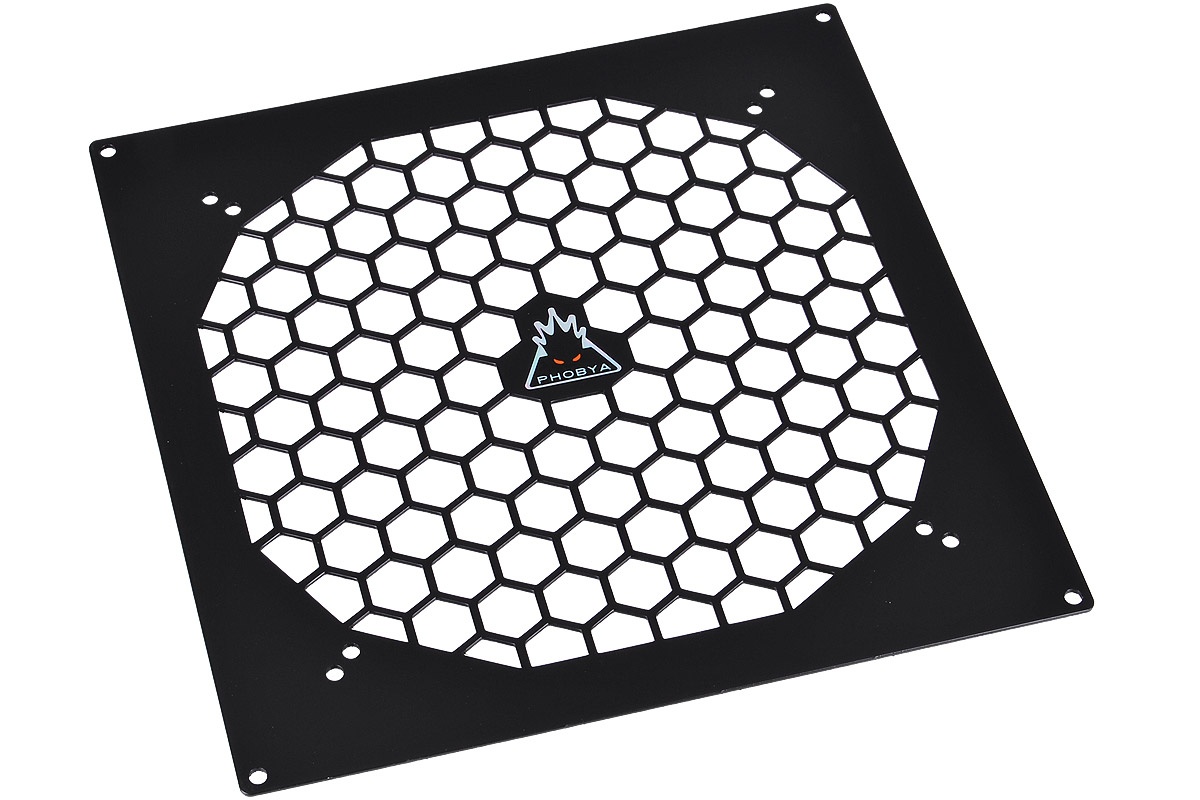 Phobya radiator grill Xtreme (200) - HEXX - black - Watercooling UK