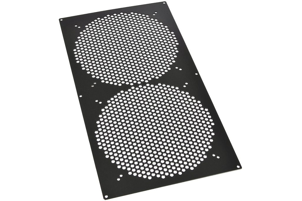 Phobya radiator grill Xtreme (400) - Hole Series - black - Watercooling UK
