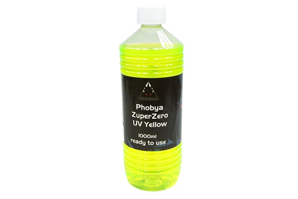 Phobya ZuperZero UV Yellow 1000ml - Watercooling UK