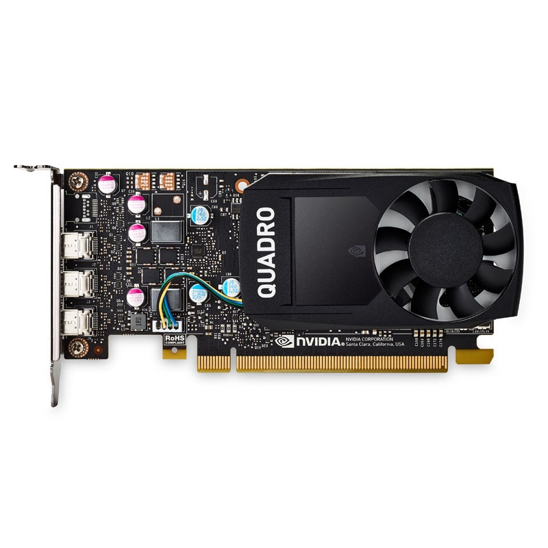 PNY Quadro P400, 2048 MB GDDR5, 3x mini DP - Watercooling UK