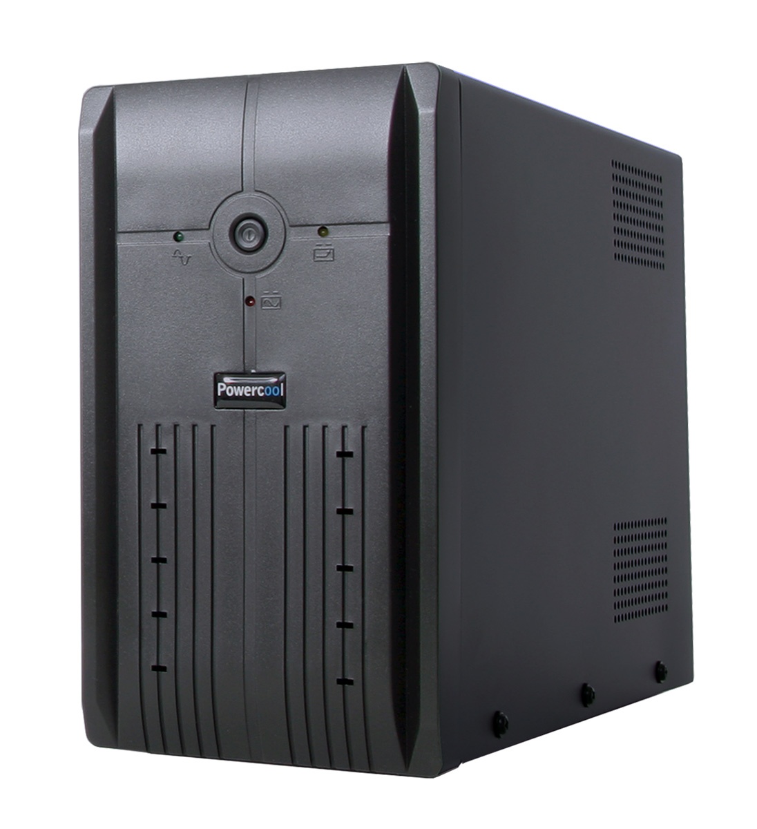 Powercool Smart UPS 1200VA 3 x UK Plug 3 x IEC RJ45 x 2 USB LED Display ...