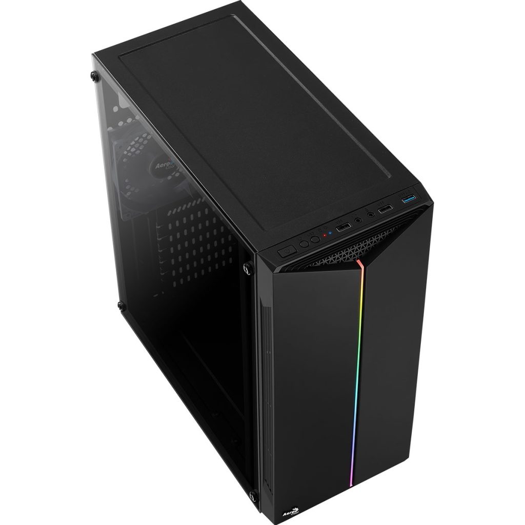 AeroCool Split Midi Acrylic Side Panel RGB Strip - Watercooling UK