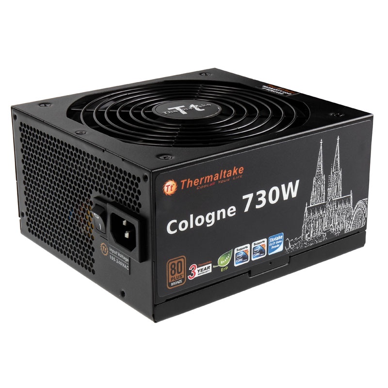 Thermaltake Cologne 80 Plus Bronze Power Supply - 730 Watt ...