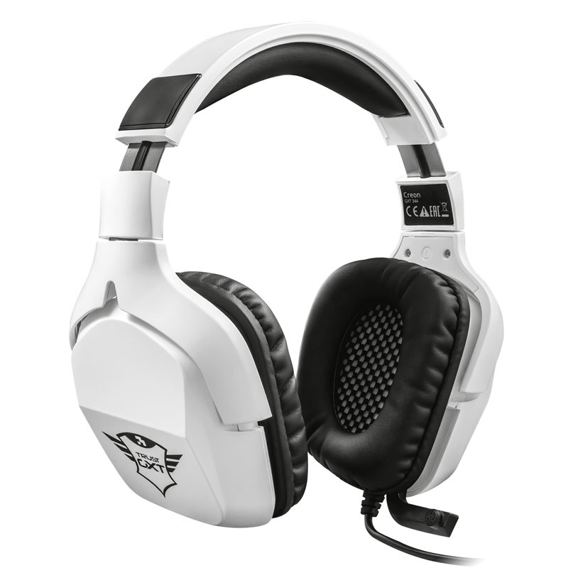 Trust Gaming GXT 354 Creon 7.1 Bass Vibration Headset - White ...
